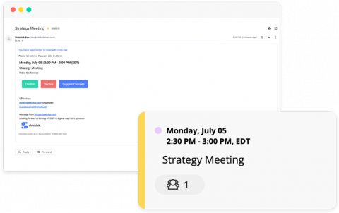 Scheduling - Sidekick
